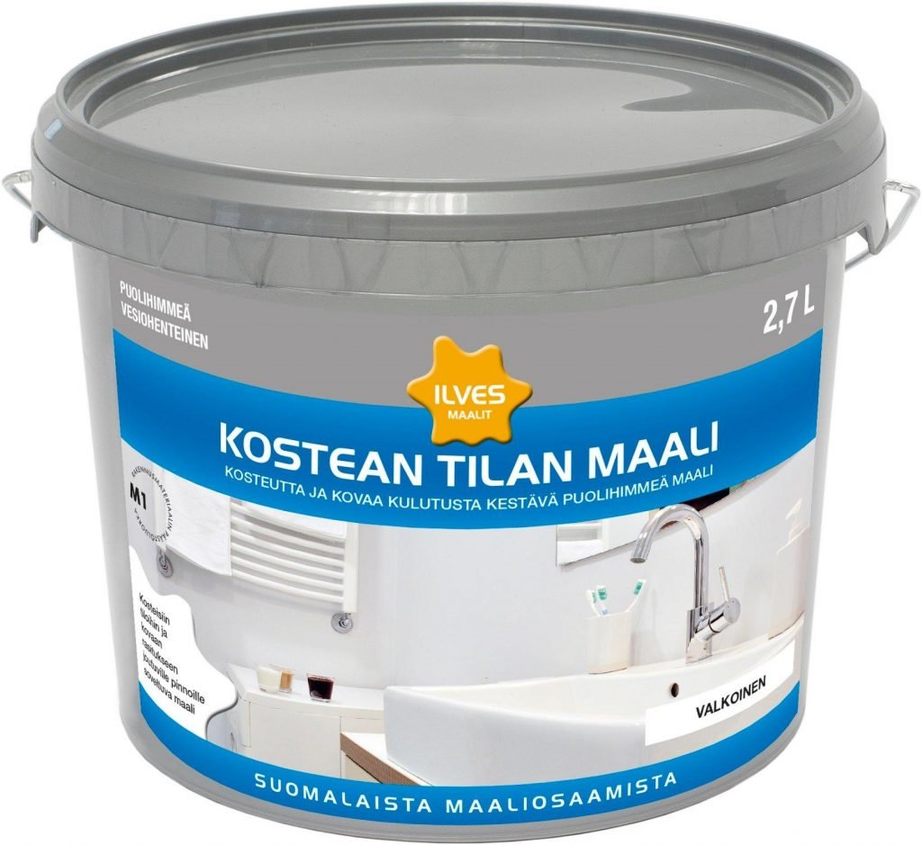 Ilves Kosteantilan Maali Valkoinen - Maalikauppa24.fi