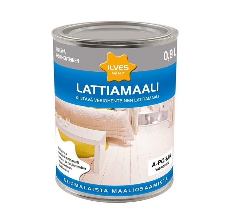 Ilves Lattiamaali Aqua Sävytettävä kirkas - Maalikauppa24.fi